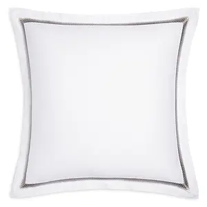 AMALIA HOME COLLECTION Douro Euro Sham - White/greige
