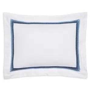 AMALIA HOME COLLECTION Douro Boudoir Sham White/blue