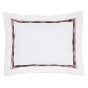 AMALIA HOME COLLECTION Douro Boudoir Sham - White/pink