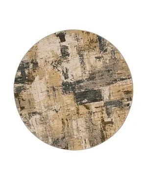 KARASTAN Elements Treviso Round Area Rug, 8' X 8 - Grey