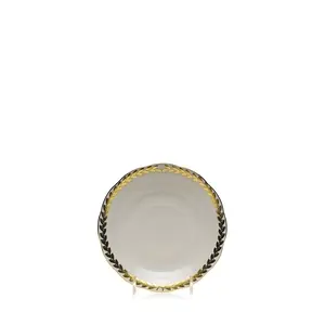 HEREND Golden Laurel Tea Saucer - Gold