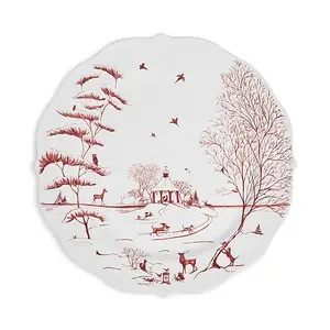 JULISKA Country Estate Winter Frolic Charger - Ruby