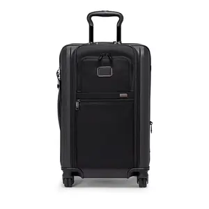 Tumi Alpha International Expandable Carry On Spinner Suitcase - Black