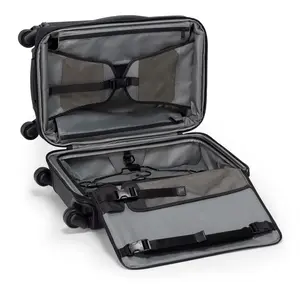 Tumi Alpha International Expandable Carry On Spinner Suitcase - Black