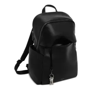 Tumi Voyageur Raina Leather Backpack - Black/gunmetal