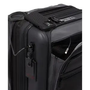 Tumi Alpha Expandable Wheeled Carry On Suitcase - Black