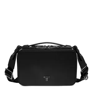 Tumi Voyageur Myla Leather Crossbody - Black/gunmetal