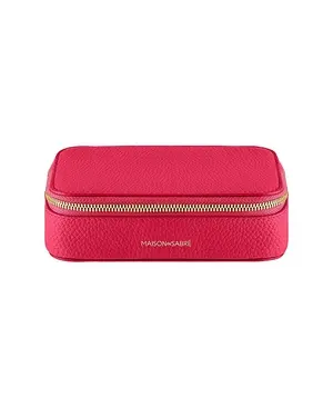 MAISON DE SABRE Leather Jewelry Case - Shibuya Fuchsia