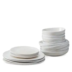FORTESSA Ct Collection No. 2 White 16 Pc Dinnerware Set