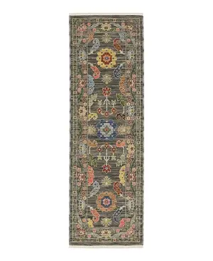 ORIENTAL WEAVERS Lucca 5506k Runner Area Rug, 2' X 6 - Grey