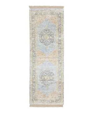 ORIENTAL WEAVERS Malabar 45306 Runner Area Rug, 2'6 X 8 - Blue