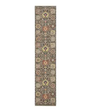 ORIENTAL WEAVERS Lucca 8111k Runner Area Rug, 2'6 X 12 - Grey
