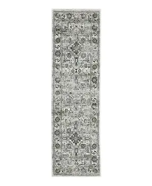 ORIENTAL WEAVERS Gemini 020z2 Runner Area Rug, 2'3 X 7'6 - Grey