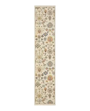 ORIENTAL WEAVERS Lucca 5507w Runner Area Rug, 2'6 X 12 - Ivory