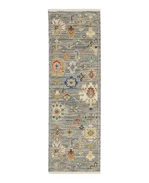 ORIENTAL WEAVERS Lucca 5507e Runner Area Rug, 2' X 6 - Grey