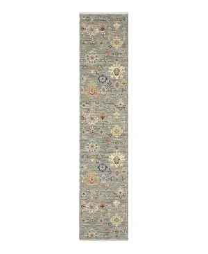 ORIENTAL WEAVERS Lucca 5507e Runner Area Rug, 2'6 X 12 - Grey
