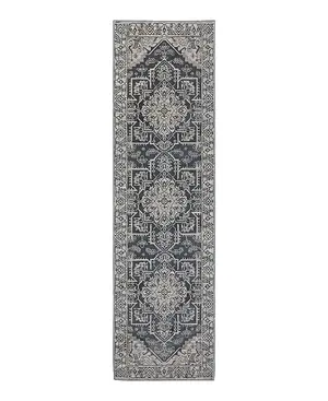ORIENTAL WEAVERS Intrigue Int07 Runner Area Rug, 2'3 X 7'6 - Blue