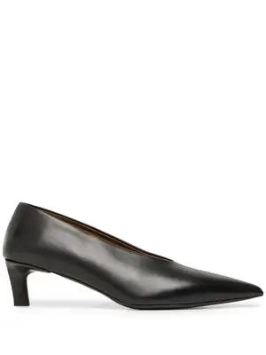 Marsèll Acuielo Heeled Leather Pumps - Black