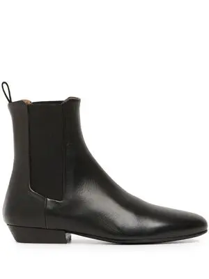 Marsèll Miniblocco Almond-toe Leather Chelsea Boots