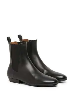 Marsèll Miniblocco Almond-toe Leather Chelsea Boots