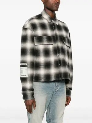B1ARCHIVE Logo-patch Plaid Shirt