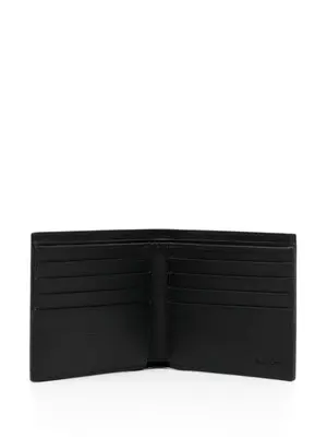 Bally Logo-stamp Bi-fold Leather Wallet