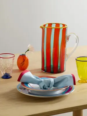 La DoubleJ Mama Striped Murano Glass Carafe