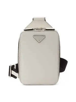 Prada Brique Saffiano Leather Bag White