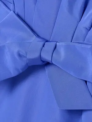 Carolina Herrera Bow-embellished Silk-faille Gown