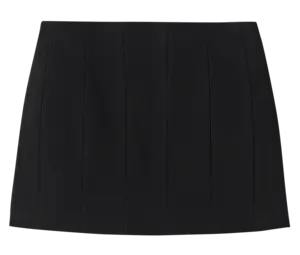 Khaite Meelar Paneled Woven Mini Skirt