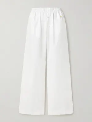 Eterne Cotton-poplin Wide-leg Trousers