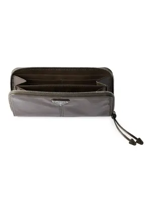 Prada Leather Wallet - Brown