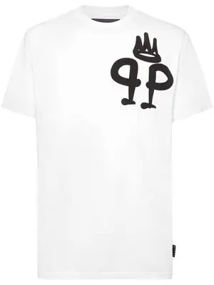 Philipp Plein King Plein Cotton T-shirt - White