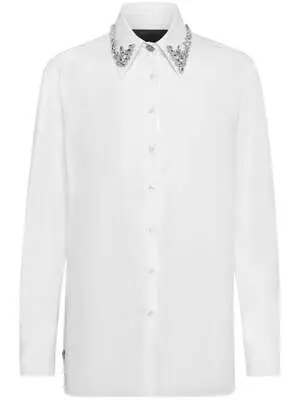 Philipp Plein Embellished Shirts For Women