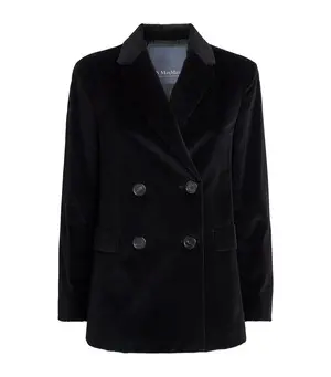 Max Mara Studio Notched Lapel Outerwear For Women