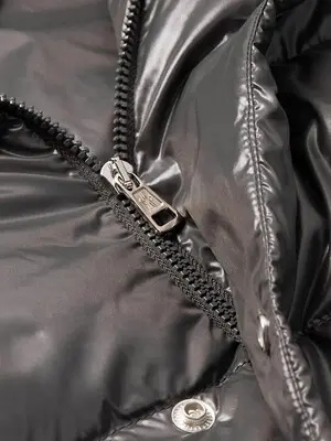 Moncler Maljasset Slim-fit Quilted Lacquered-nylon Hooded Down Jacket - Gray
