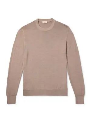 Altea Garment-dyed Merino Wool Sweater