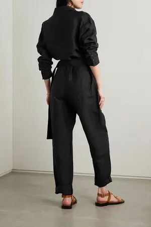Lafayette 148 New York Tulane Belted Jumpsuit