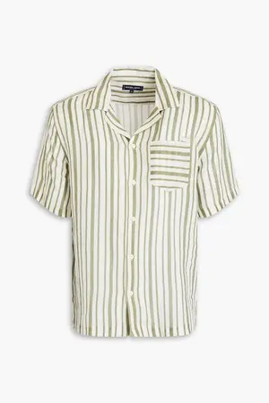 Frescobol Carioca Angelo Striped Linen Shirt