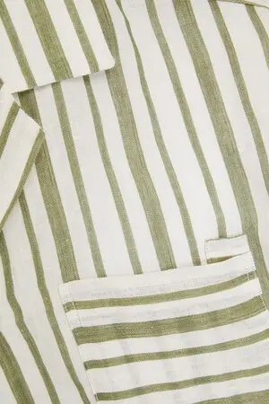 Frescobol Carioca Angelo Striped Linen Shirt