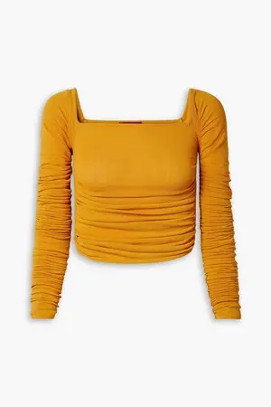Altuzarra Asgard Ruched Stretch-jersey Top