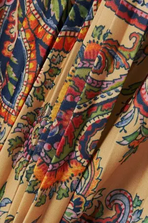 Etro Paisley-print Crepe Midi Shirt Dress