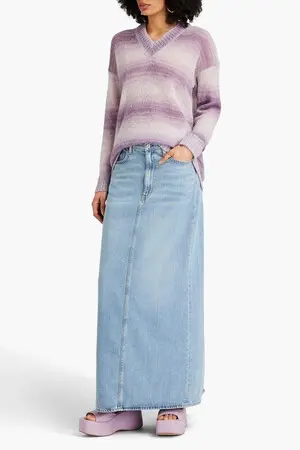 Missoni Striped Knitted Sweater - Lavender