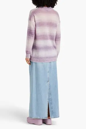 Missoni Striped Knitted Sweater - Lavender