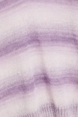 Missoni Striped Knitted Sweater - Lavender