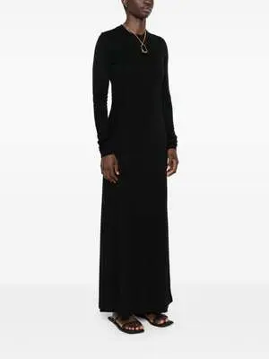 TOTEME Jersey Lyocell Maxi Dress - Black
