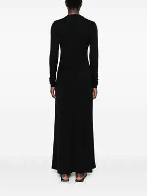 TOTEME Jersey Lyocell Maxi Dress - Black