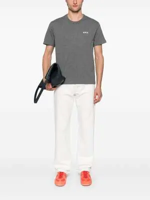 A.p.c. Logo Embroidered Cotton T-shirt