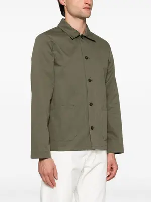 A.p.c. Twill Shirt Jacket - Green