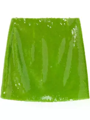 16Arlington Este Sequin Mini Skirt - Green